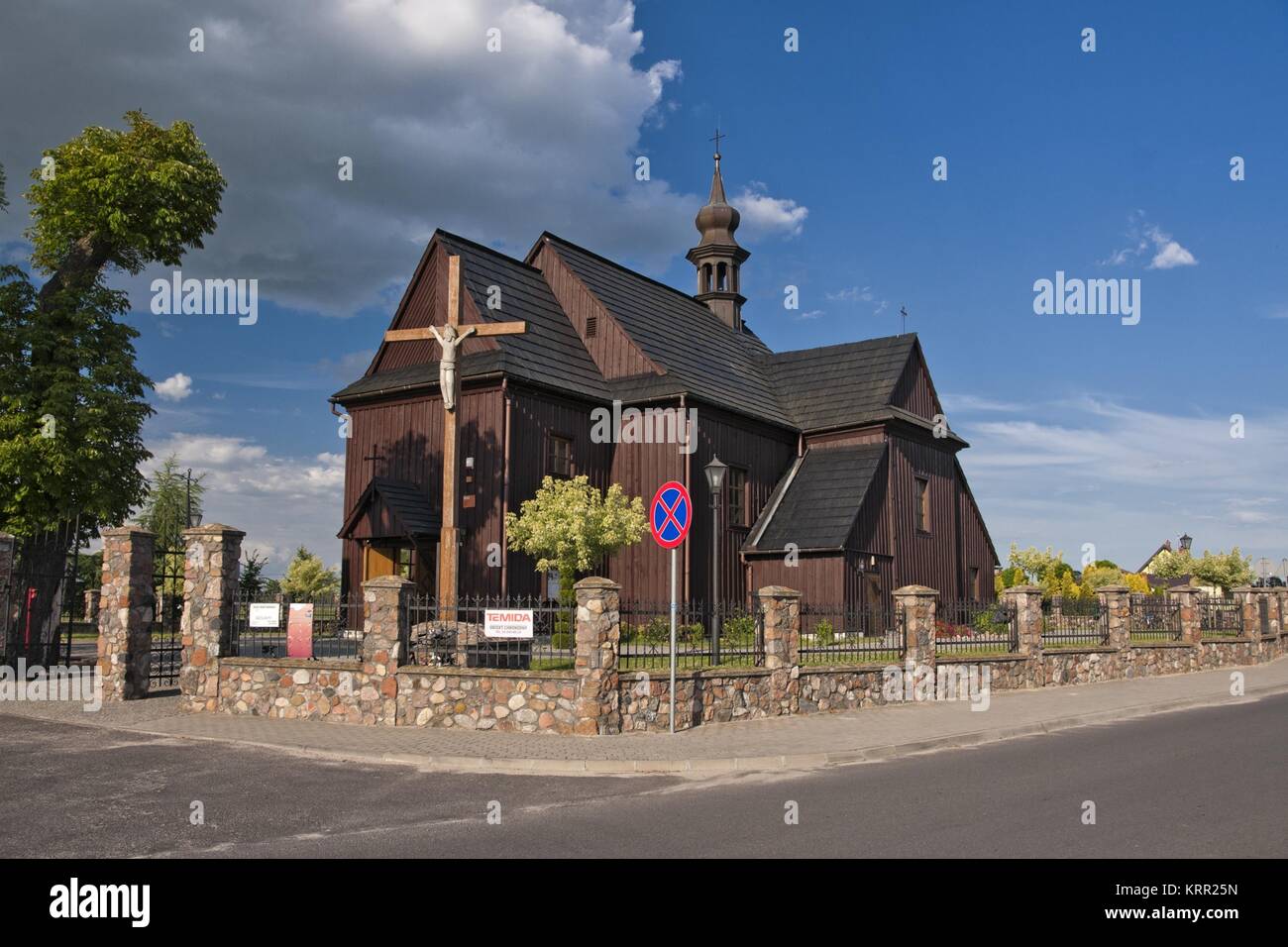 Assumption of Holy Mary`s Church in Deby Szlacheckie, village in ...