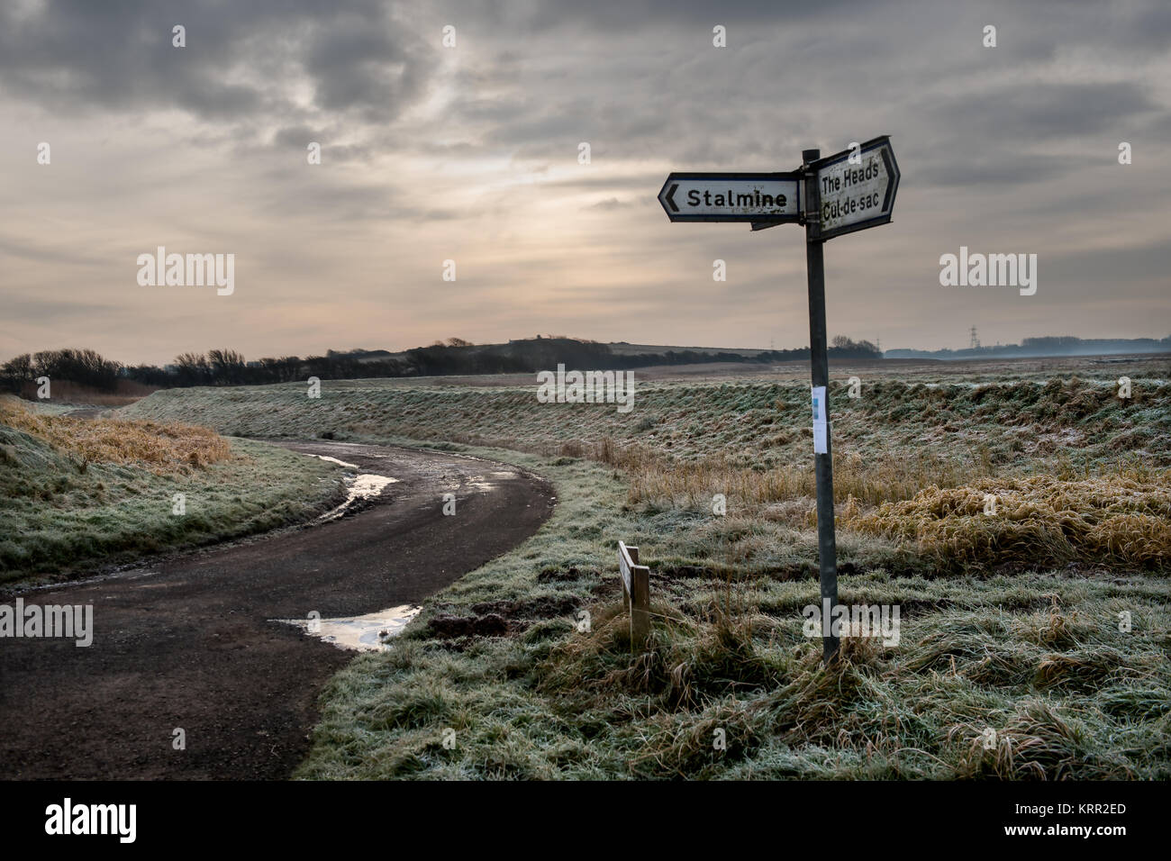 Burrows Marsh near Stalmine on the River Wyre Estuary Stock Photo - Alamy