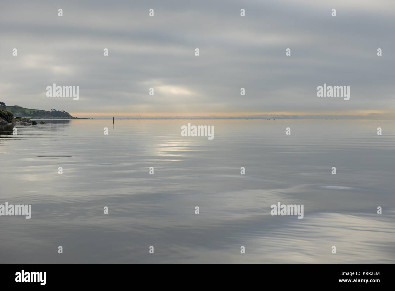 Morecambe Bay seen from The Cove Silverdale Stock Photo - Alamy
