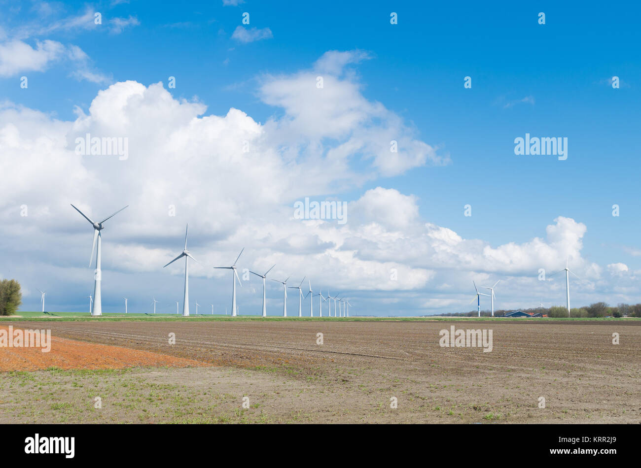 wind turbines landscape Stock Photo - Alamy