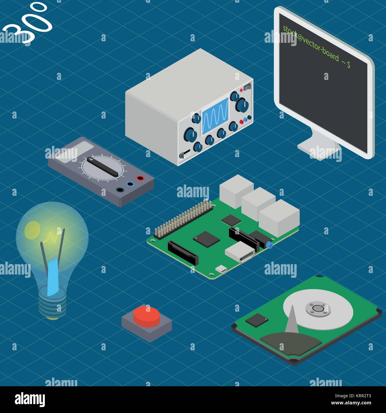 Multimeter diagram Stock Vector Images - Alamy
