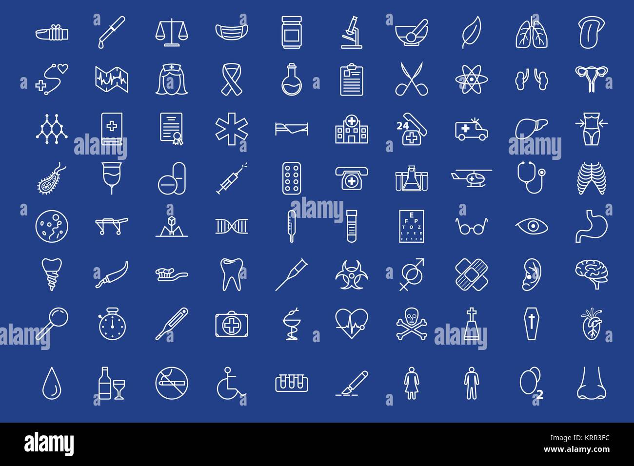 Medicine healthcare icons over Stock Vector Images - Alamy