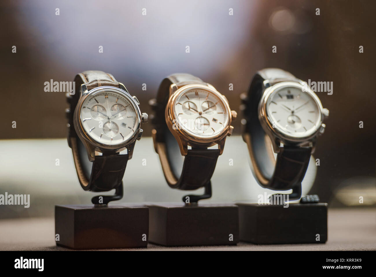 Luxury men watches in a store in London Stock Photo - Alamy