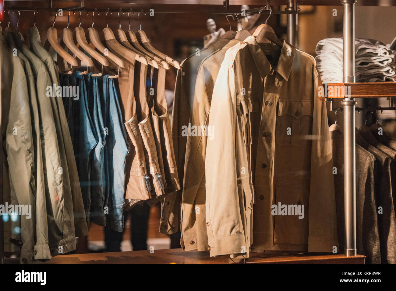 Male clothing closet hi-res stock photography and images - Alamy