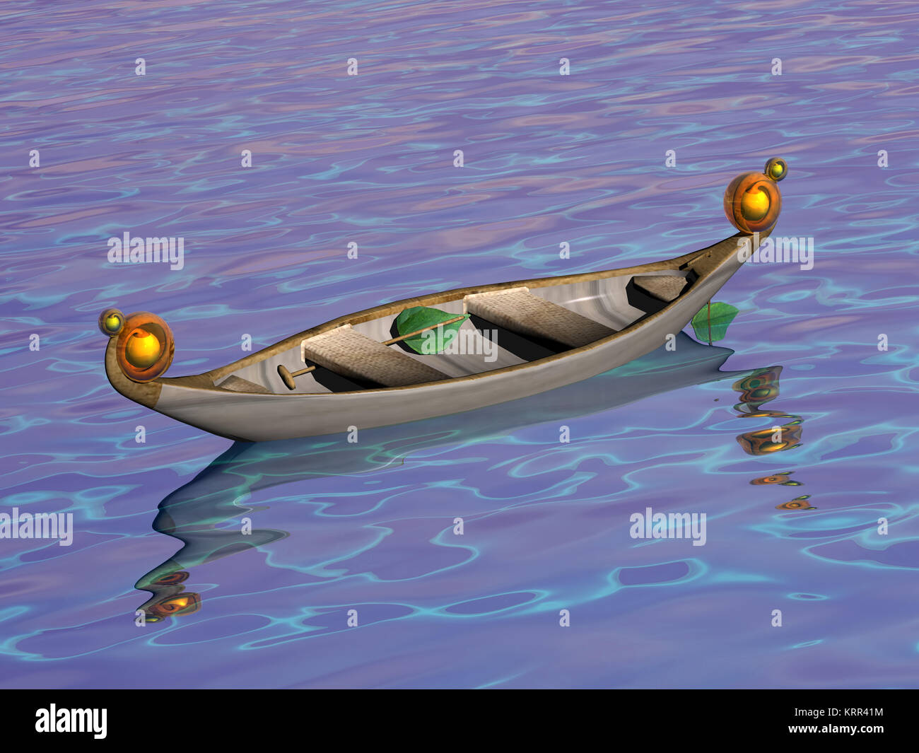 elves boat on the water Stock Photo - Alamy