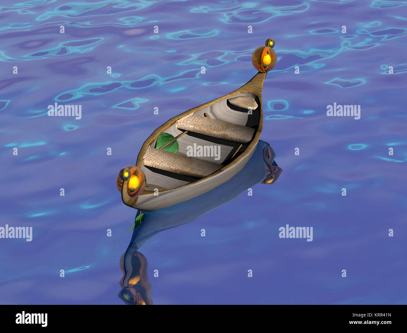 elves boat on the water Stock Photo - Alamy