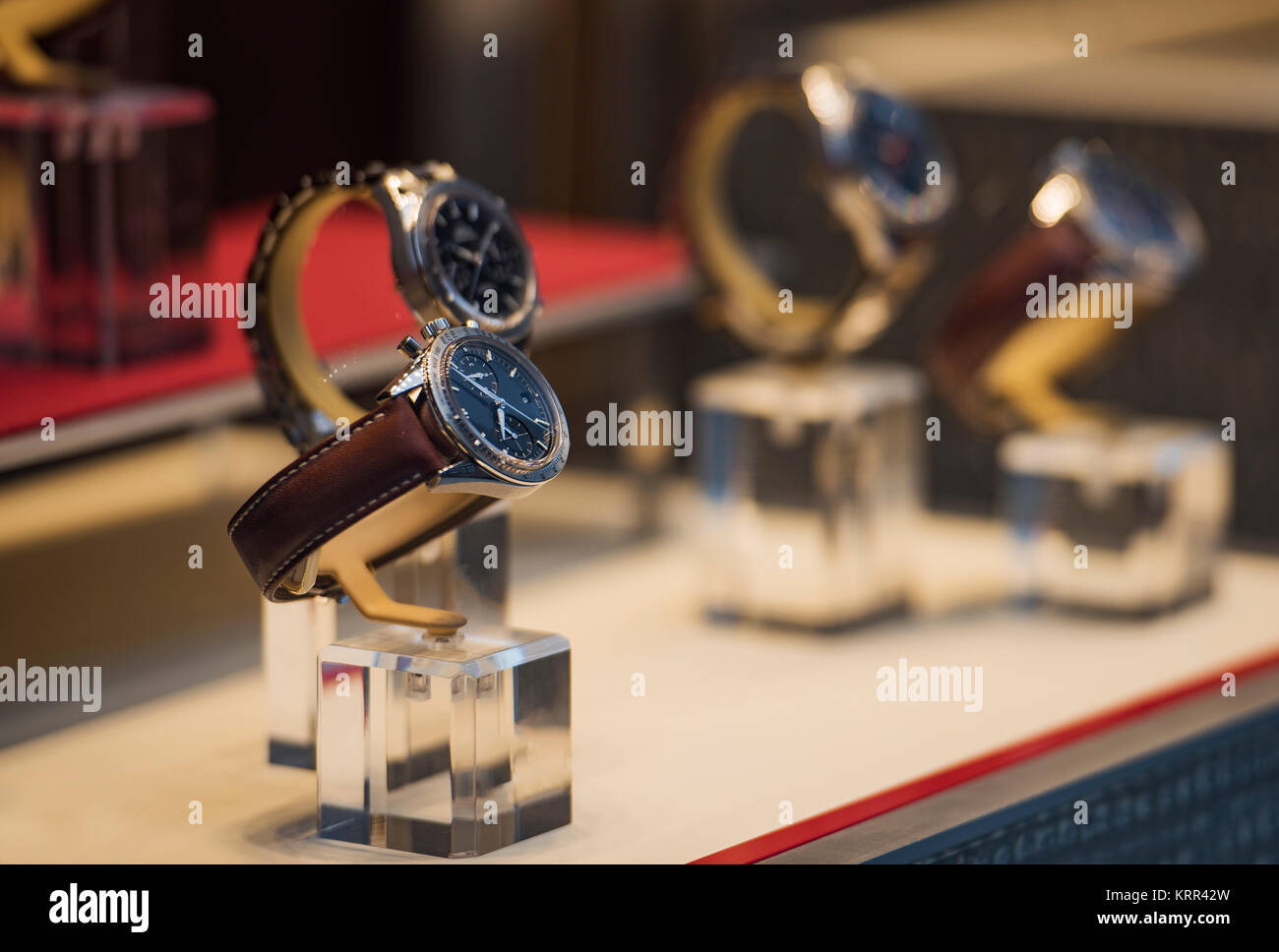 Luxury men watches in a store in London Stock Photo - Alamy