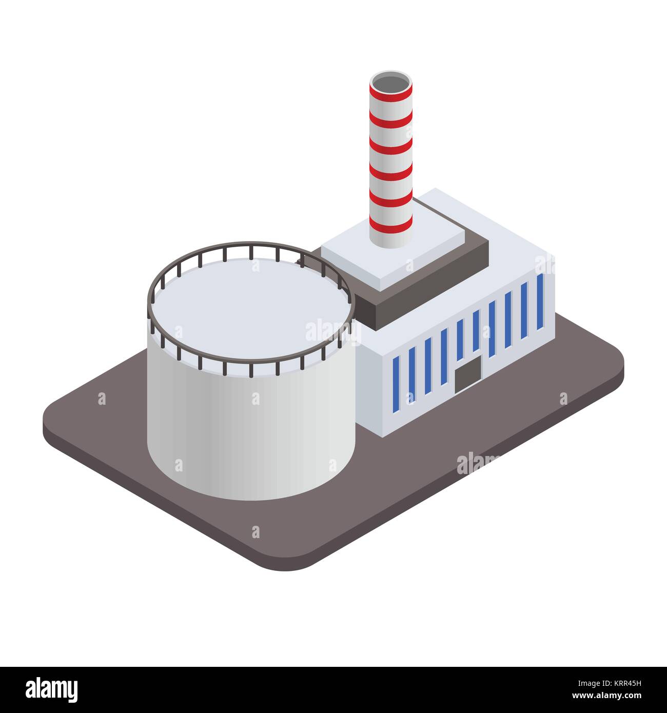 Vector isometric industrial factory buildings icon. Factory Landscape ... Vector isometric industrial factory buildings icon. Factory Landscape ...