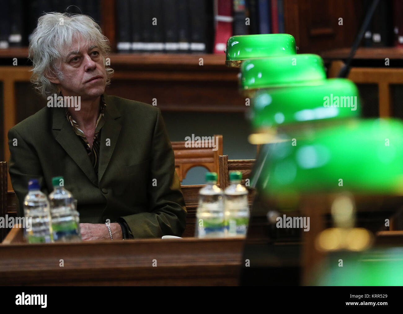 Sir Bob Geldof at the National Library of Ireland as he announced that ...