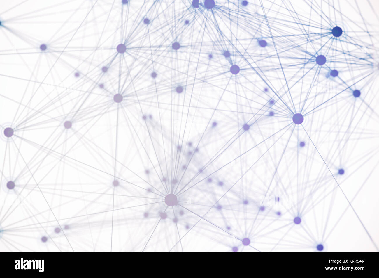 Network 3d illustration on white background Stock Photo - Alamy