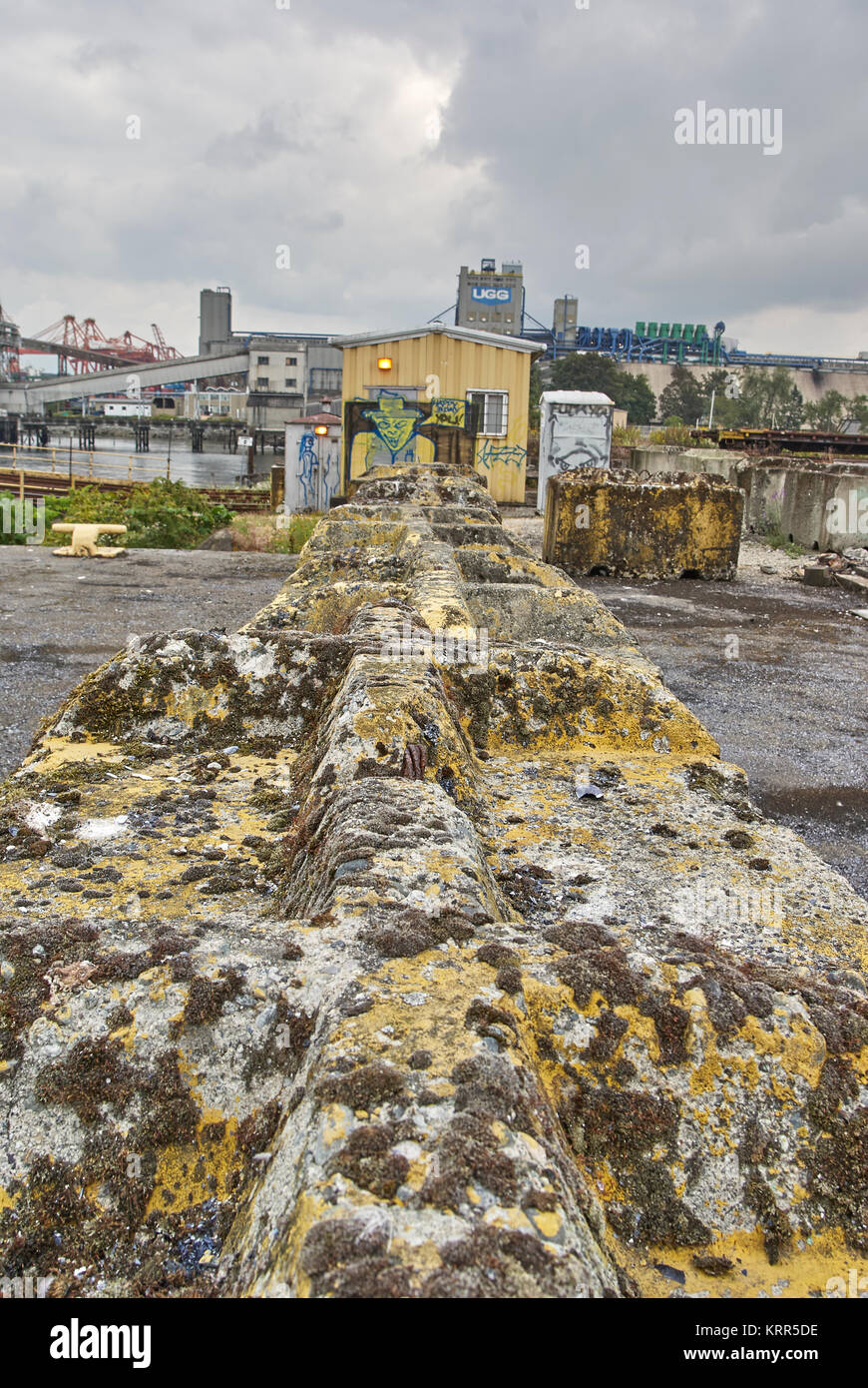 images of the port and rail head in vancouver harbor, canada Stock ...