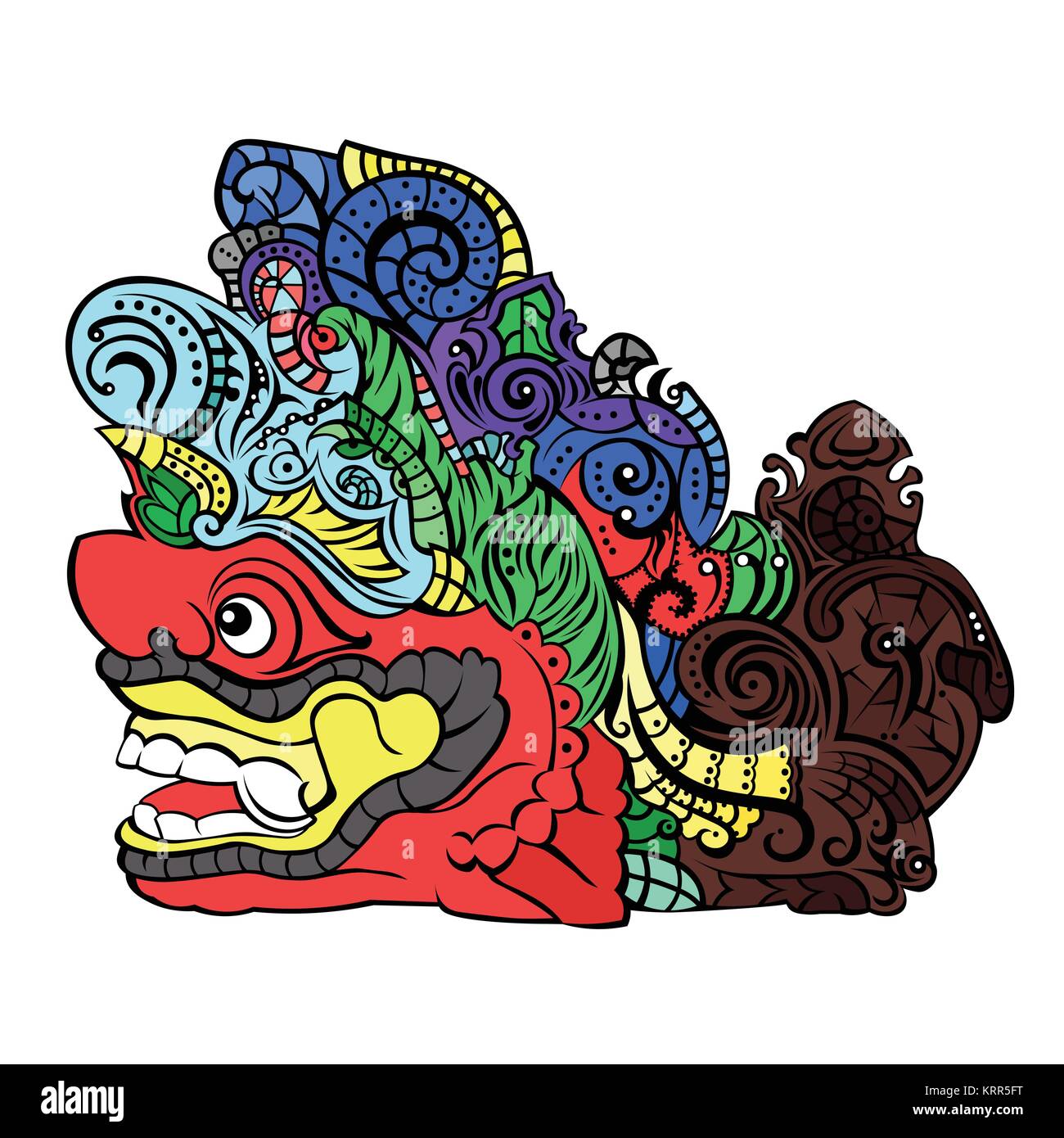 Balinese culture Stock Vector Images - Alamy