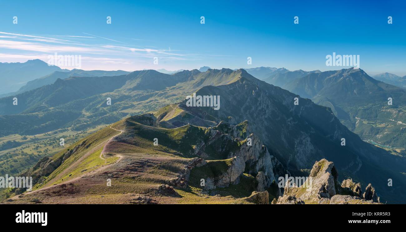 Morgon mountain in the Alps Stock Photo - Alamy