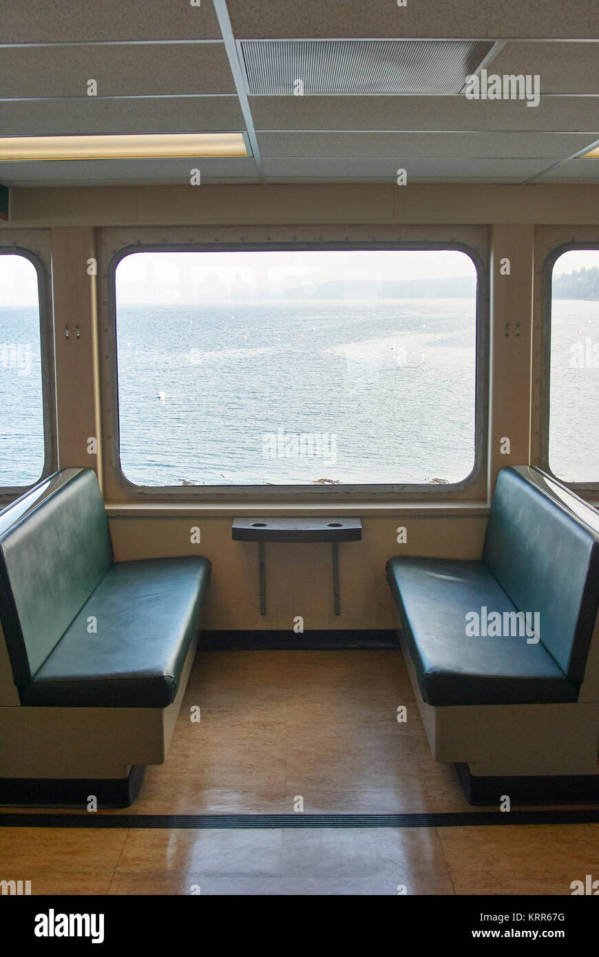 images of seats on a seattle ferry on puget sound, washington state ...