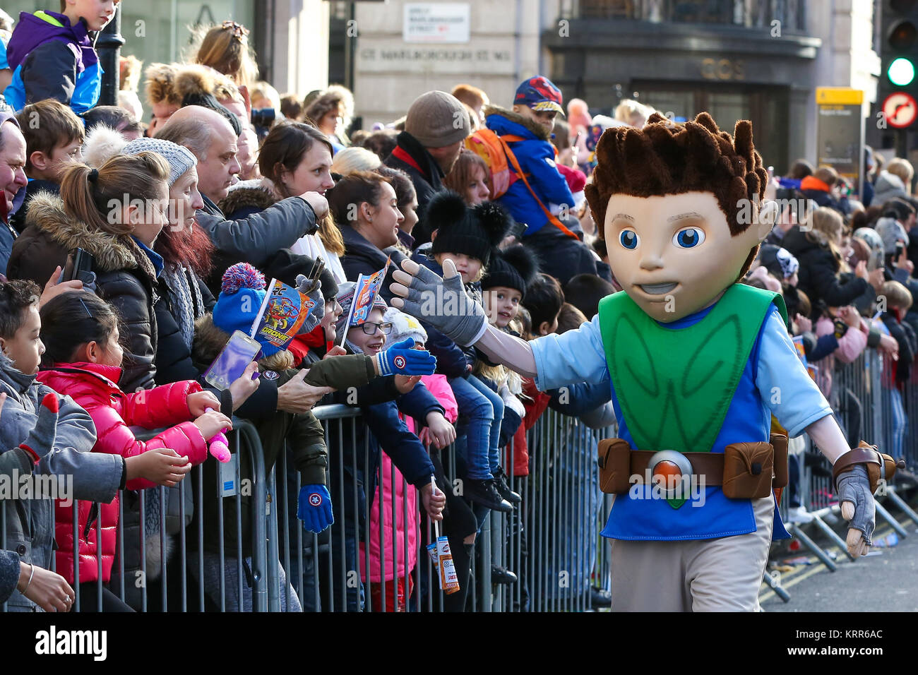 Performers dressed as TV and film characters make their way to Regent ...