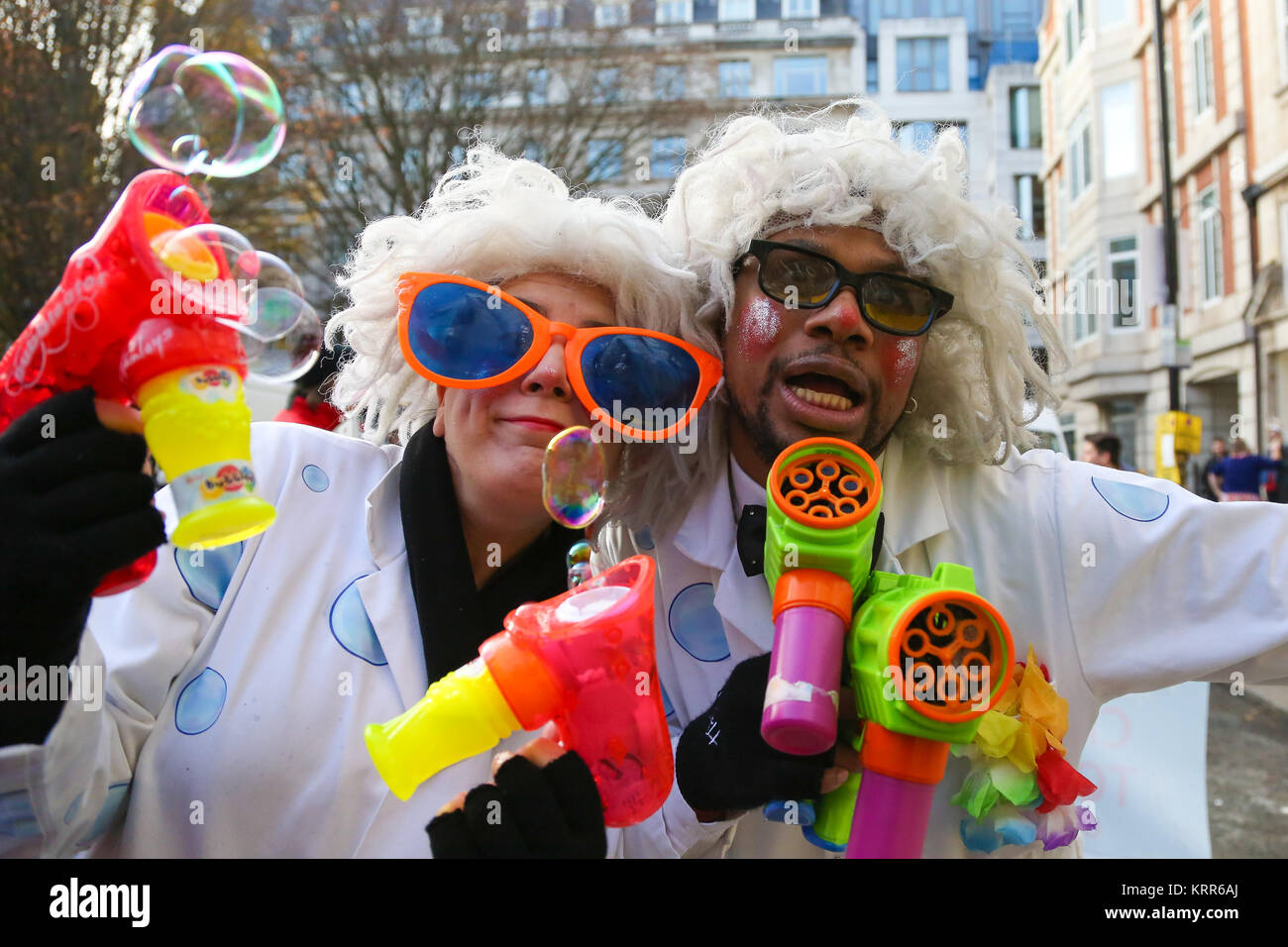 Performers dressed as TV and film characters make their way to Regent ...