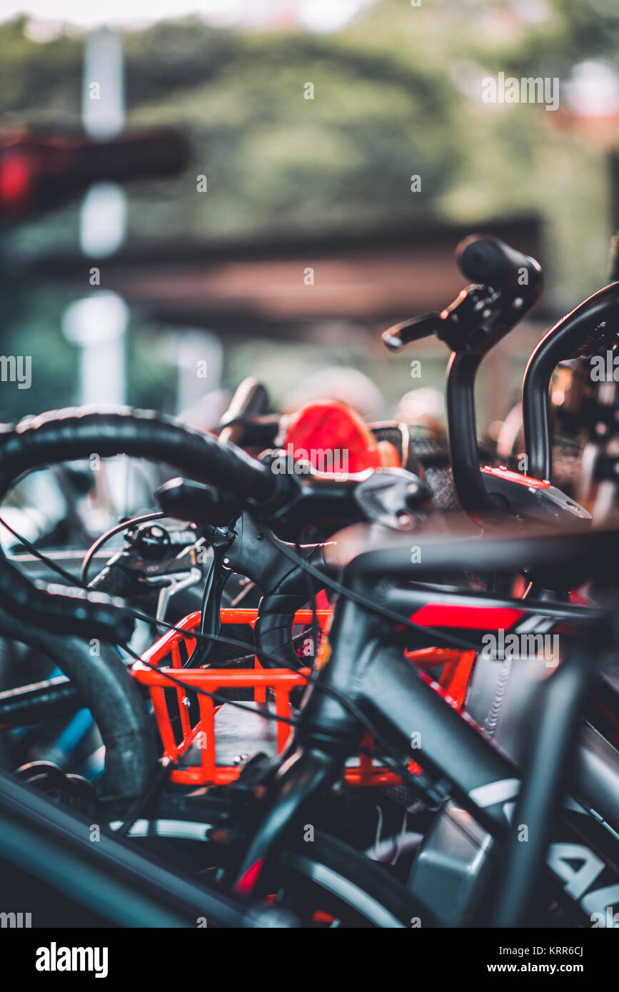 Bicycles and bike is the shortform for Bichael Stock Photo - Alamy