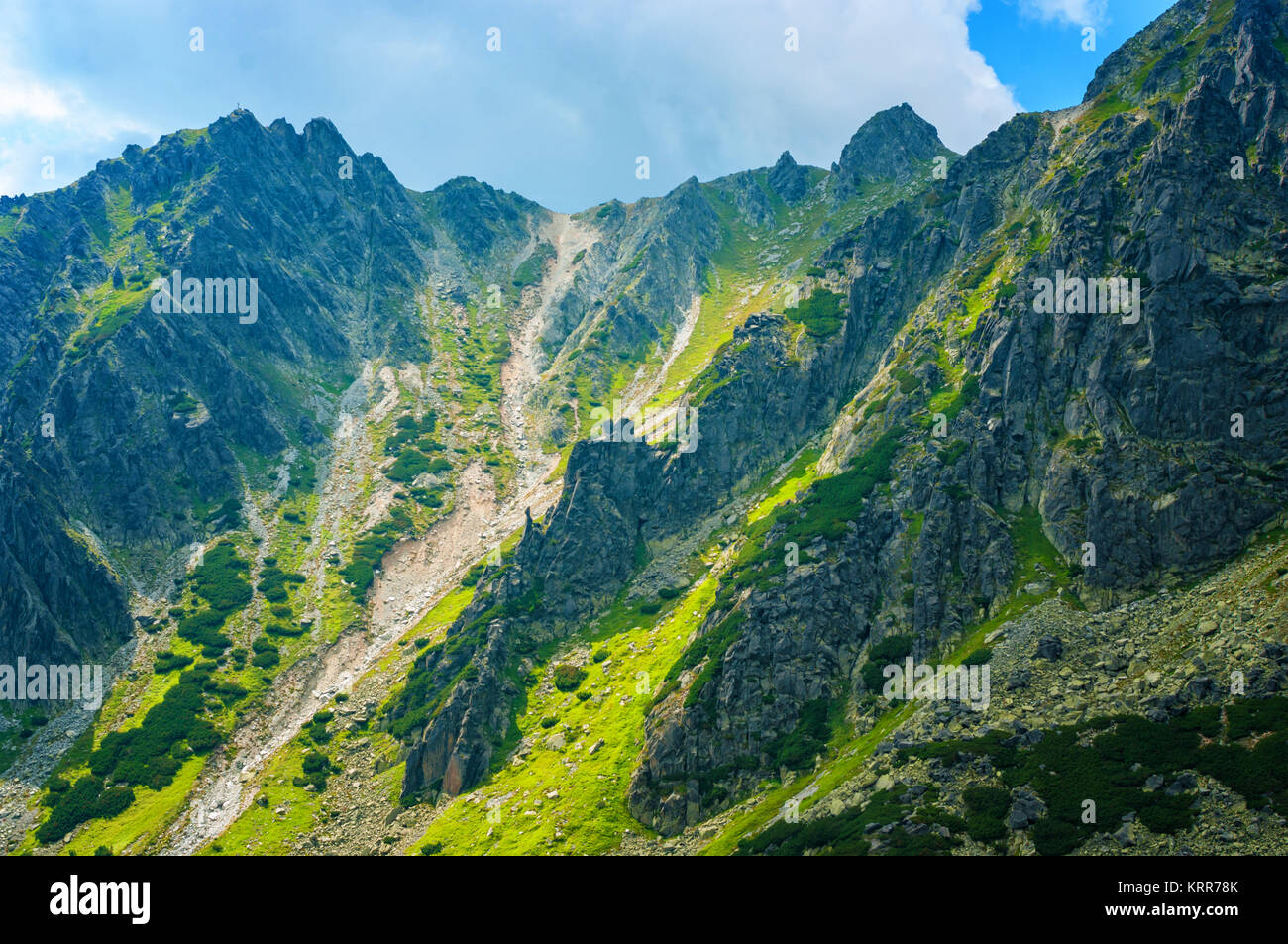 Mountain in High Tatras National Park, Slovakia Stock Photo - Alamy