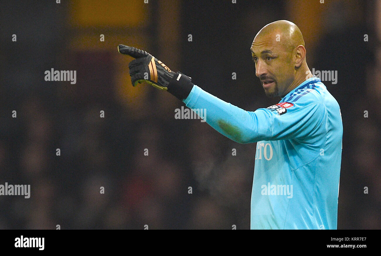 Watford goalkeeper Heurelho Gomes Stock Photo - Alamy