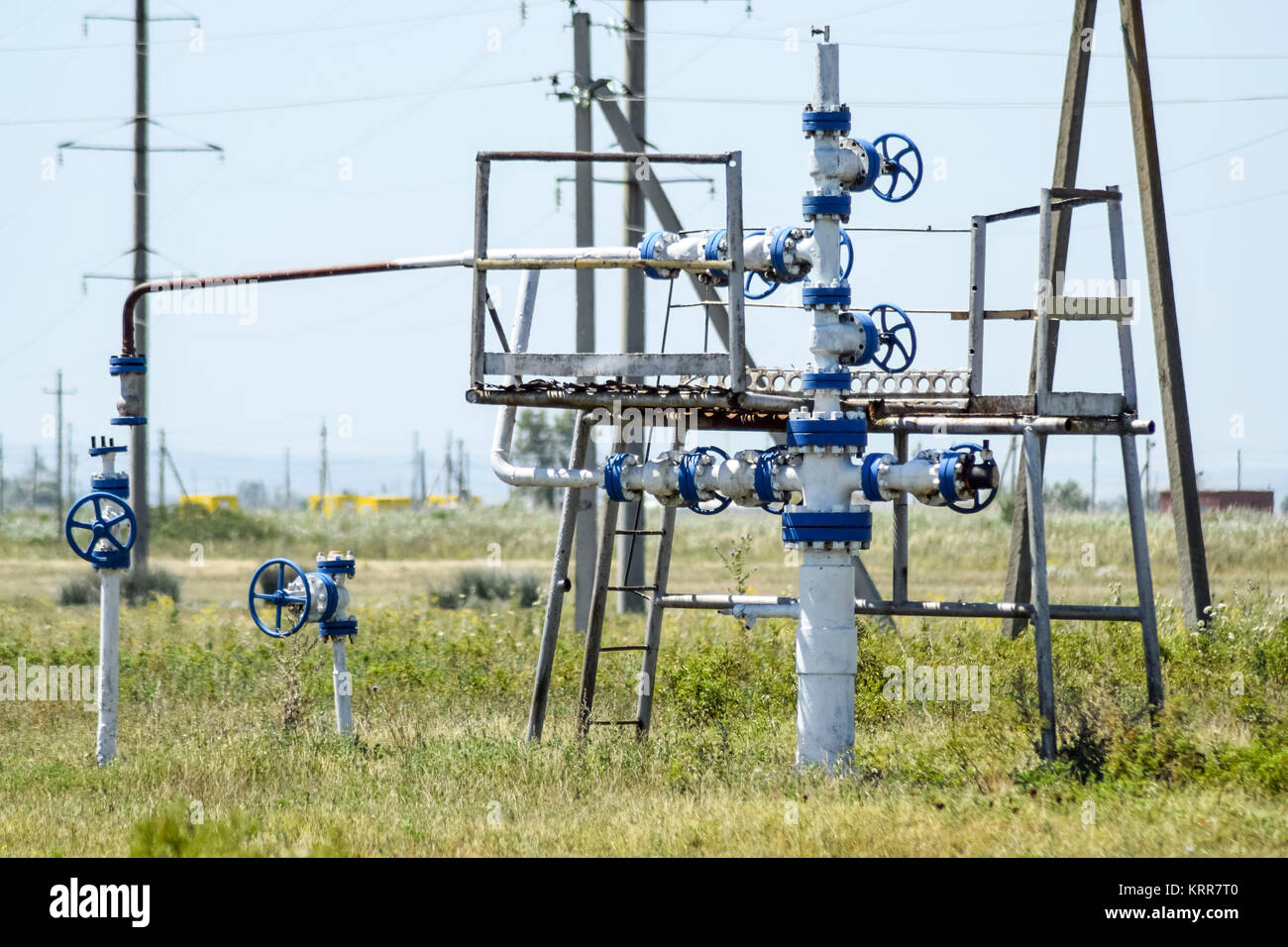 Well for water injection into the reservoir. Maintaining reservoir ...