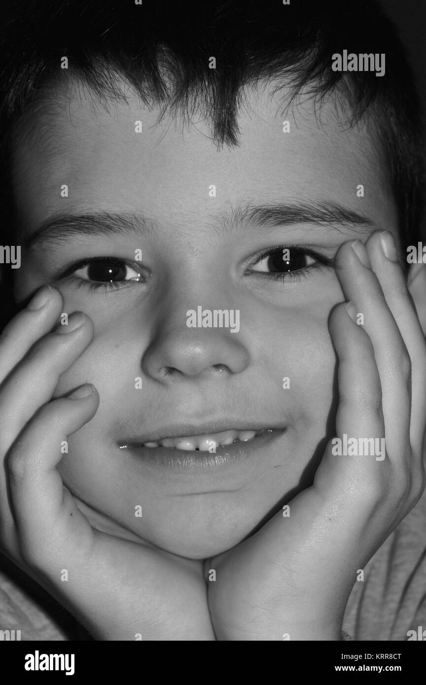 Happy Black and White Stock Photos & Images - Alamy