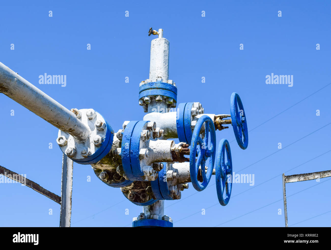 Well for water injection into the reservoir. Maintaining reservoir ...