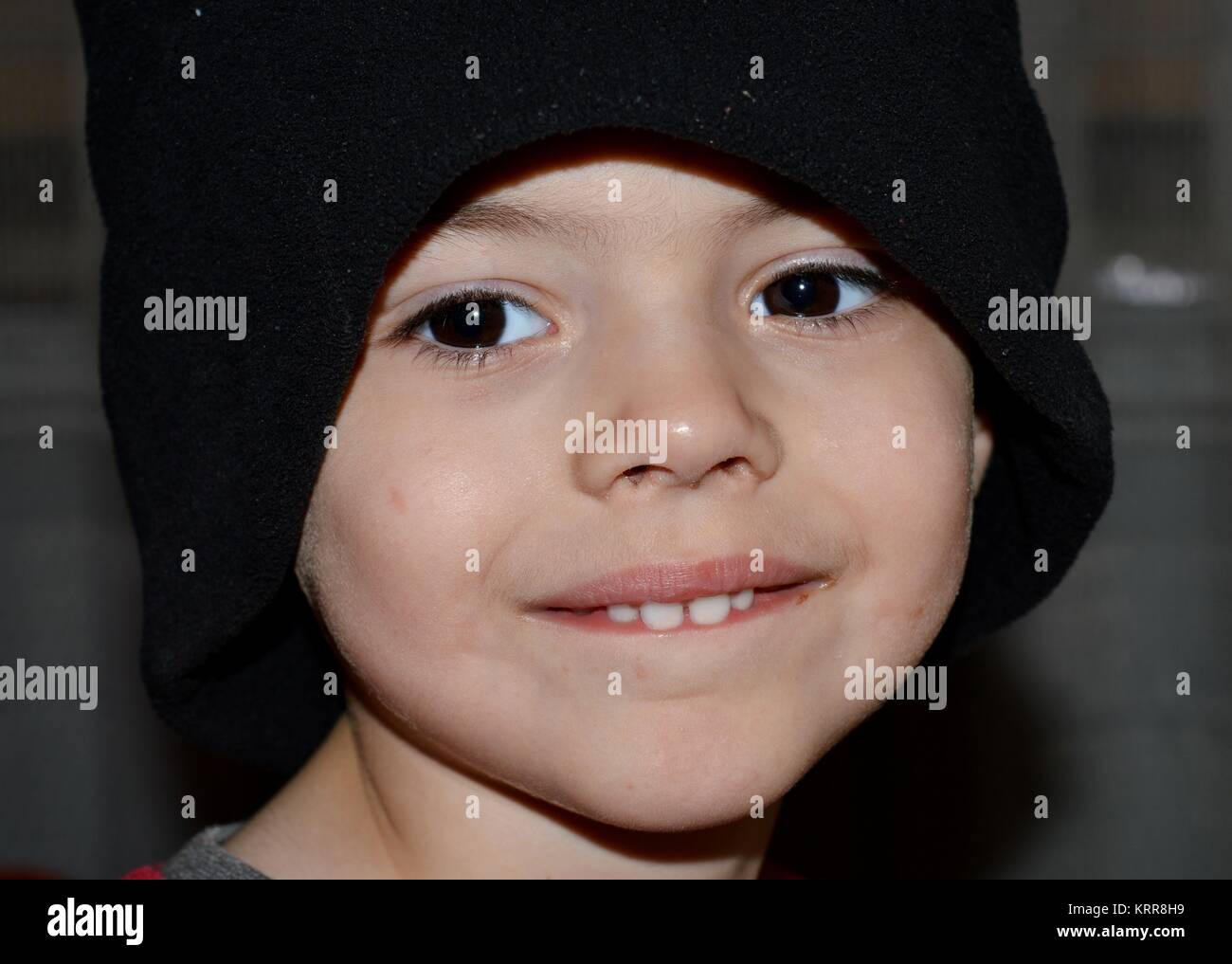 boy with a cap Stock Photo - Alamy