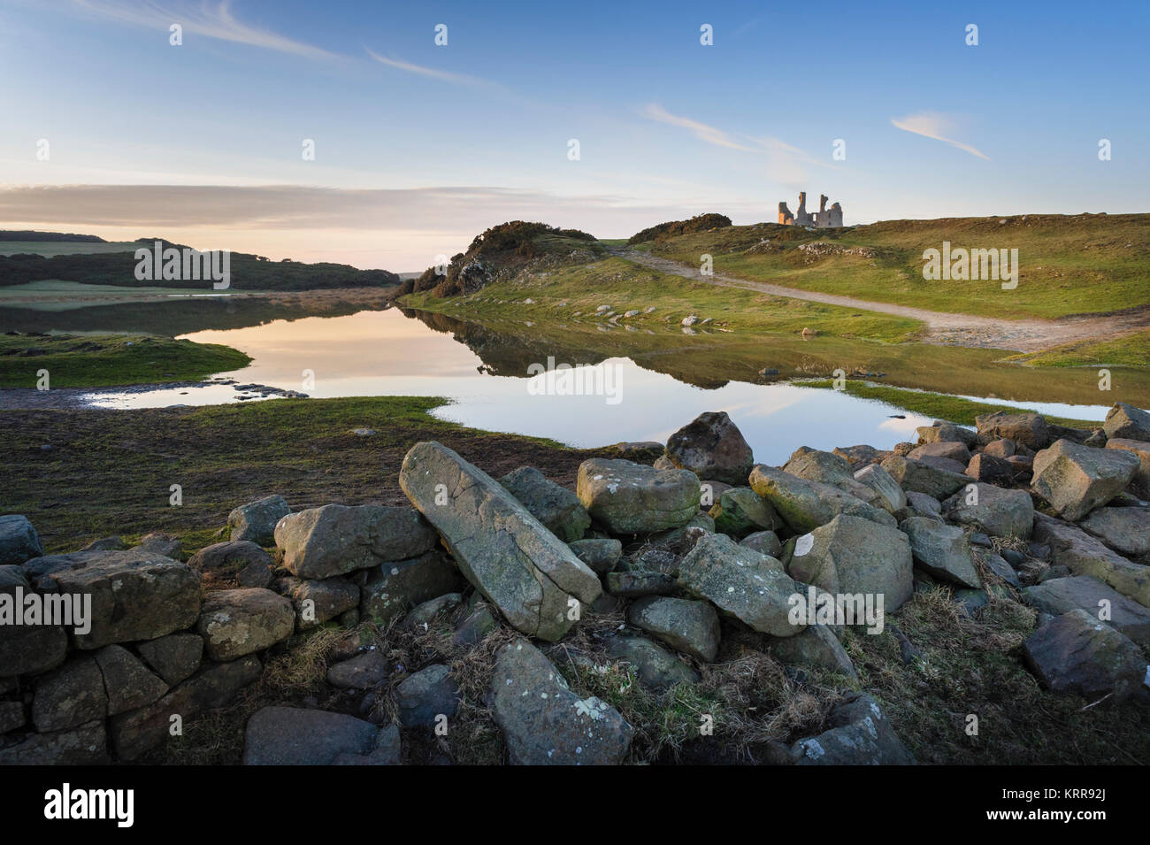 Dunstanburgh Castle Northumberland Stock Photo - Alamy
