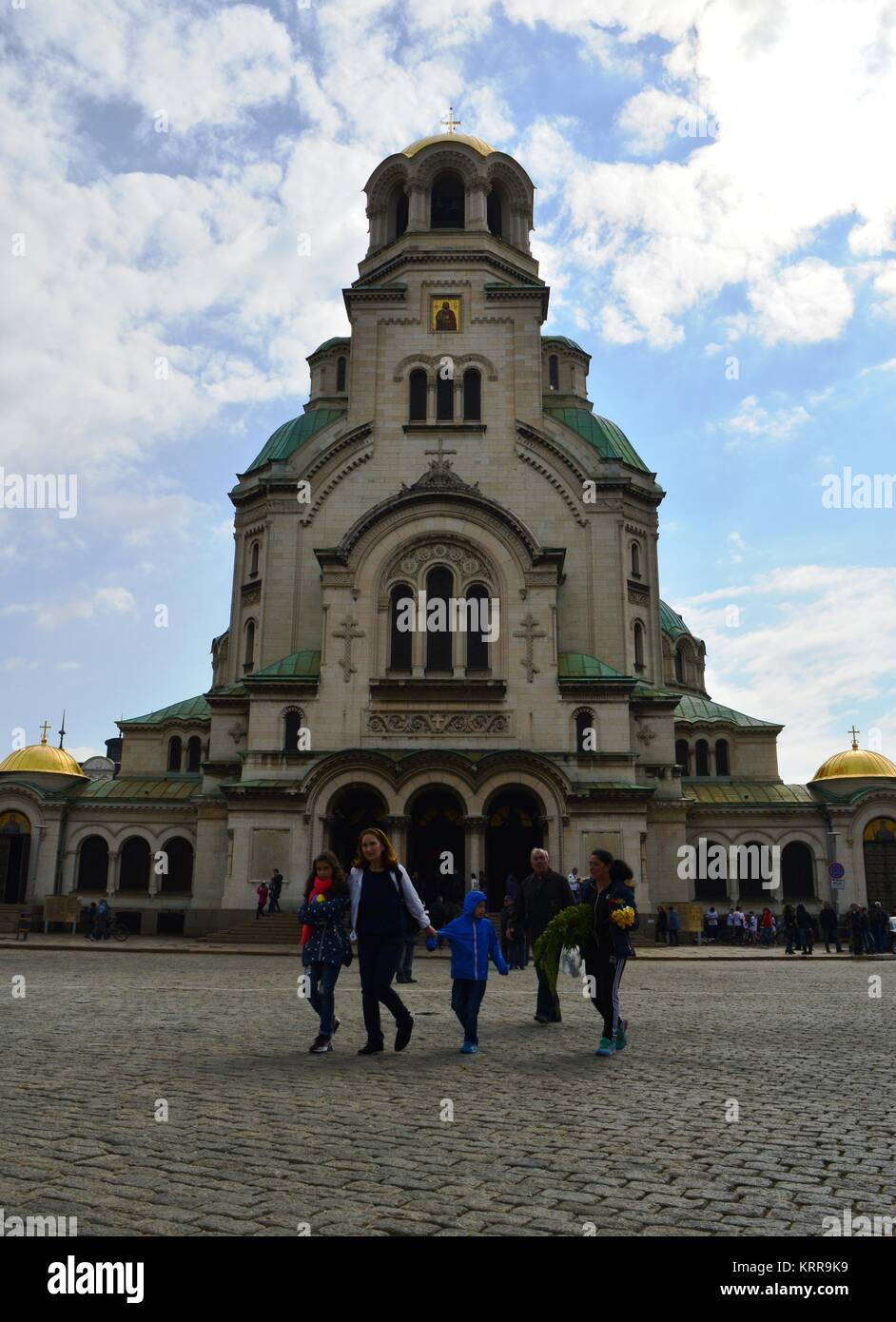 St. Alexander Nevsky Temple in Sofia Stock Photo - Alamy