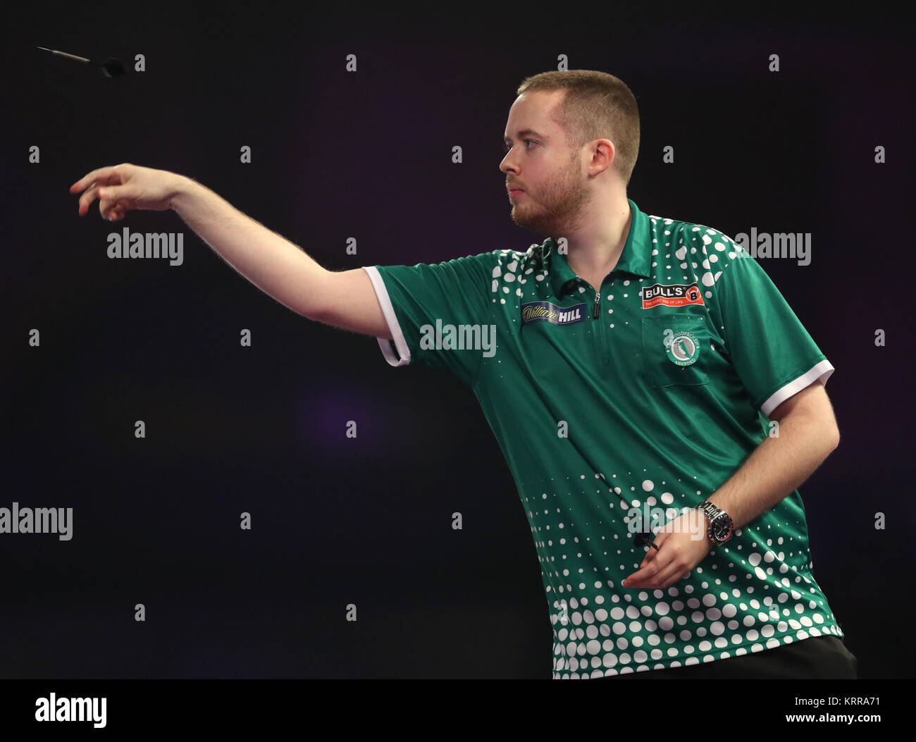 Steve Lennon during day seven of the William Hill World Darts ...