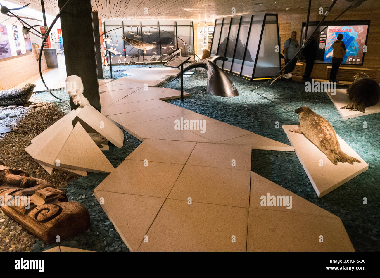 LONGYEARBYEN, Svalbard — The Basis for Life exhibit at Svalbard Museum features an animated ...