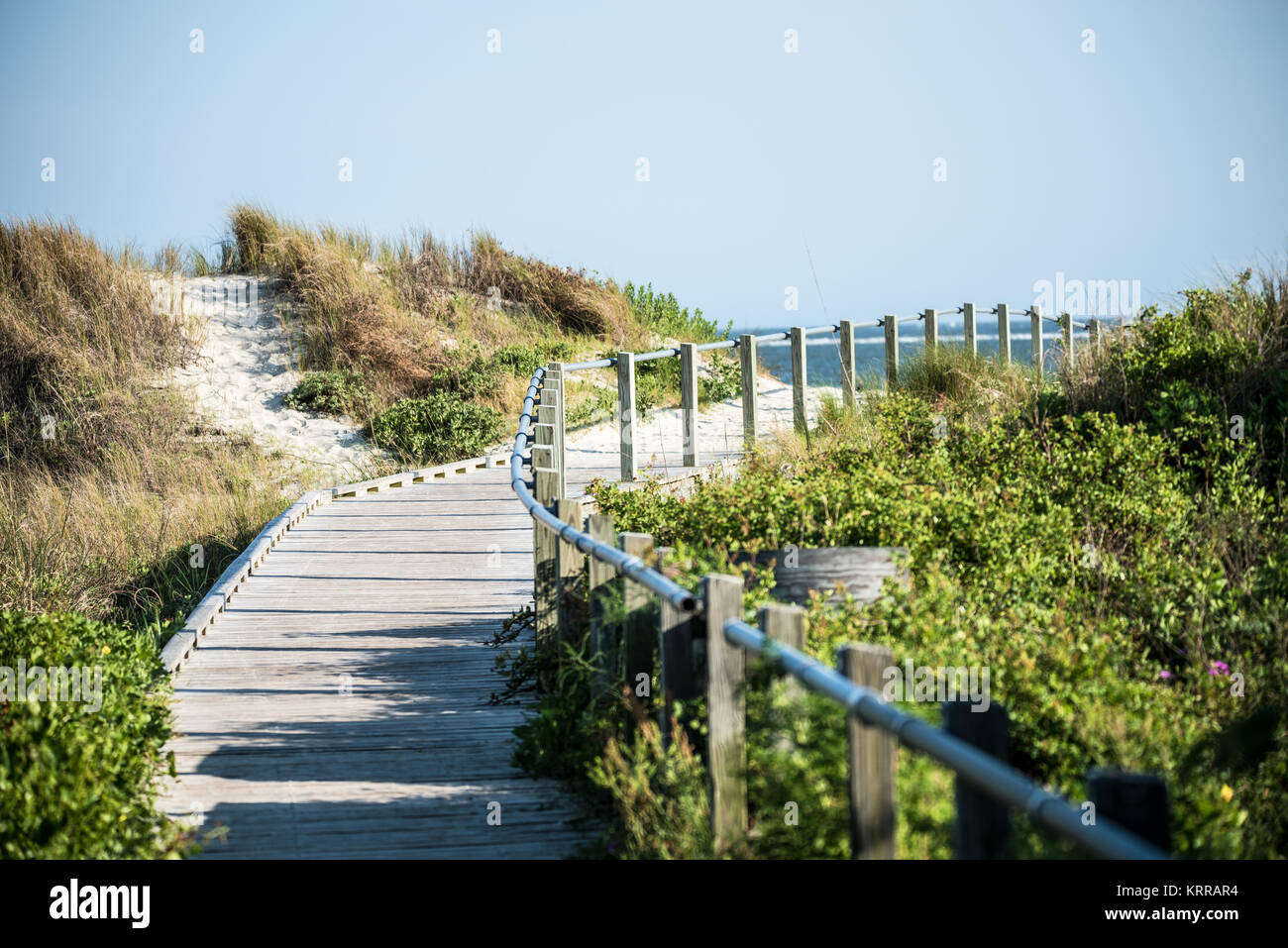 SULLIVAN'S ISLAND, South Carolina - The beach at the southern end of ...