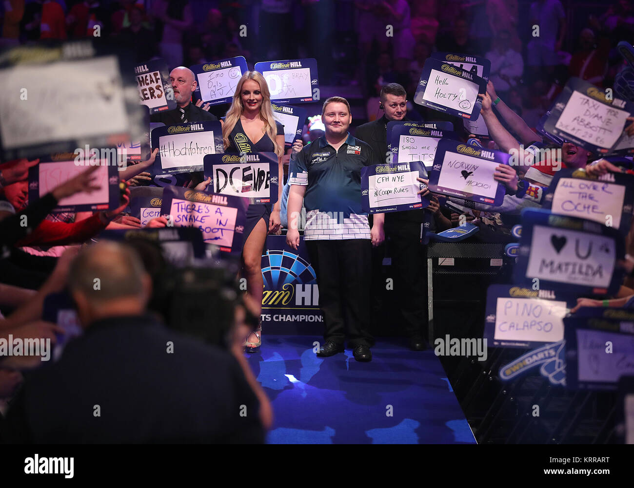 Martin Schindler during day seven of the William Hill World Darts ...