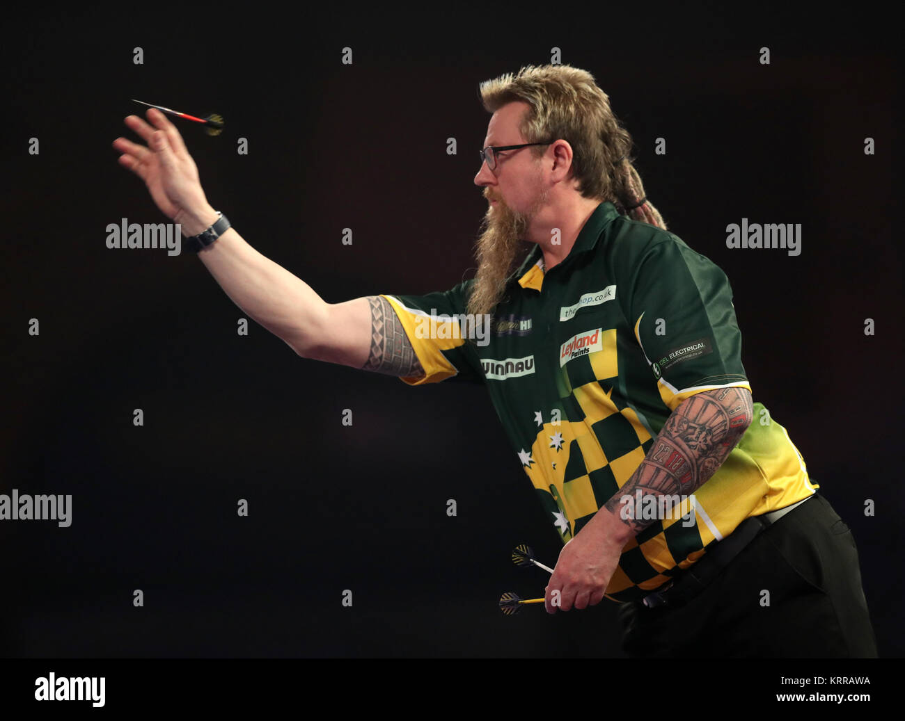 Simon Whitlock during day seven of the William Hill World Darts ...