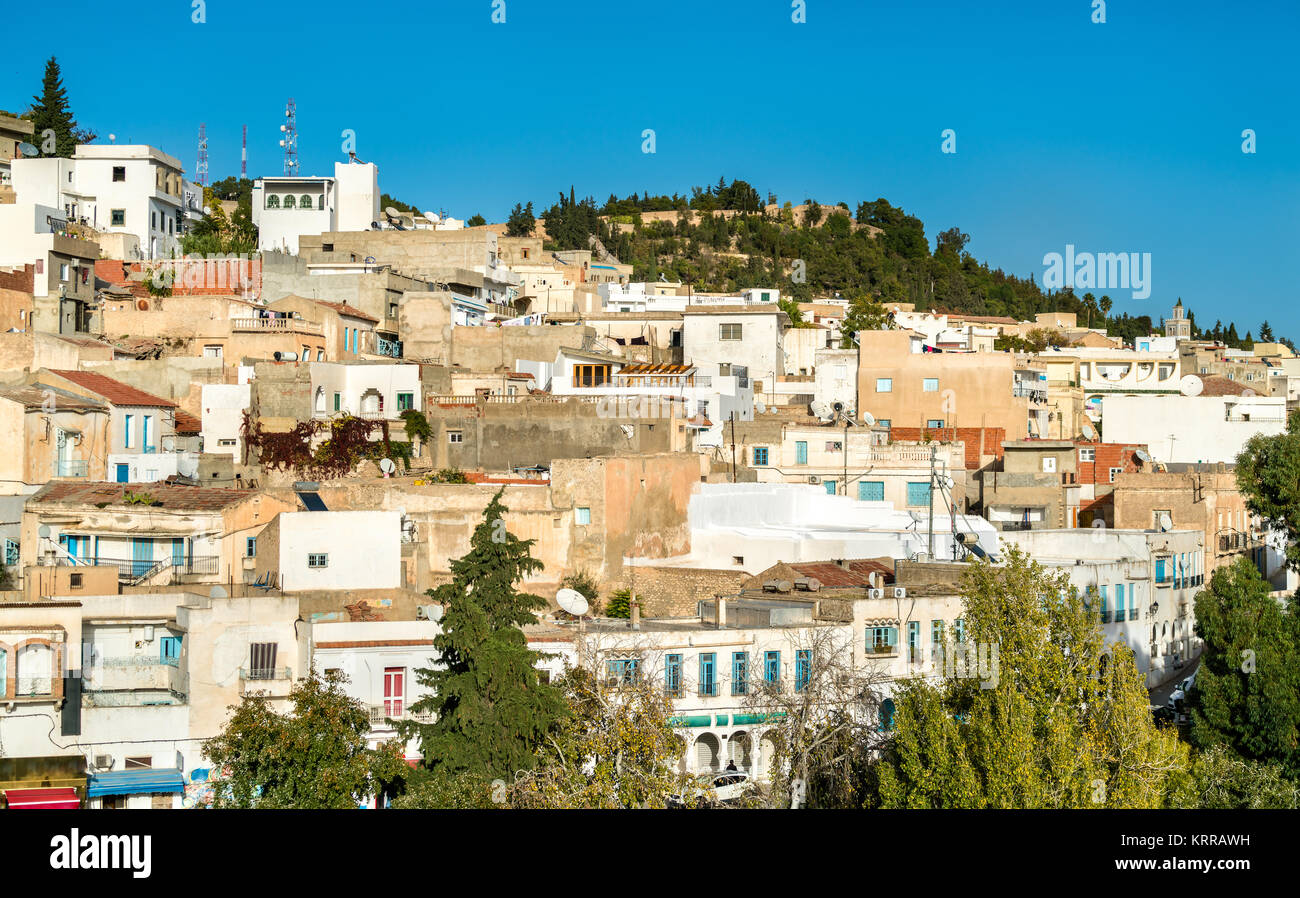 Skyline of El Kef, a city in northwestern Tunisia. Northern Africa ...