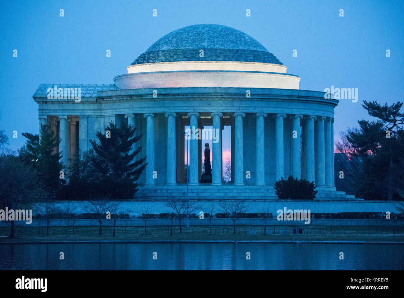 WASHINGTON DC, United States — The Jefferson Memorial, a neoclassical ...