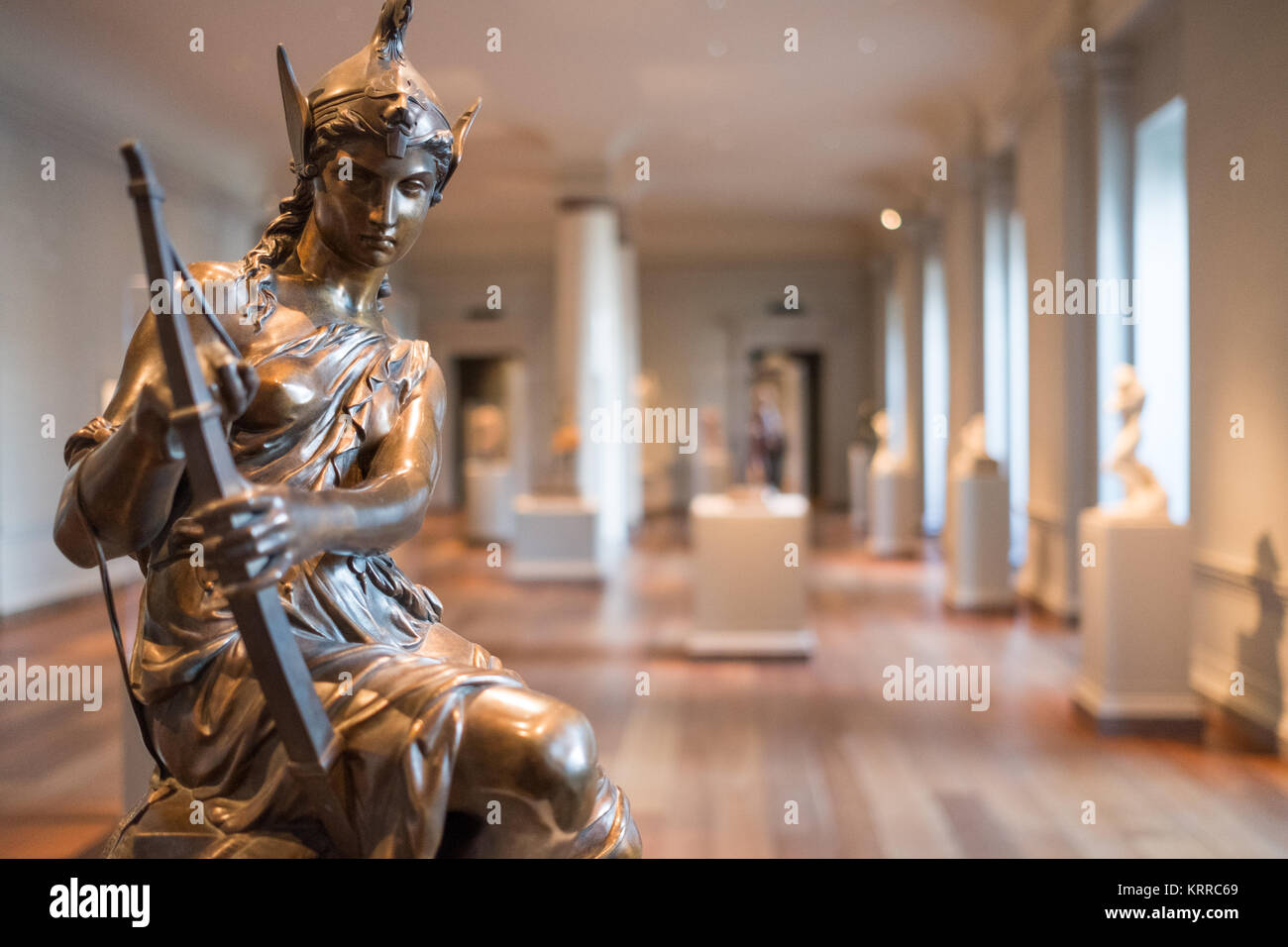 A sculpture on display at the National Gallery of Art in Washington DC ...