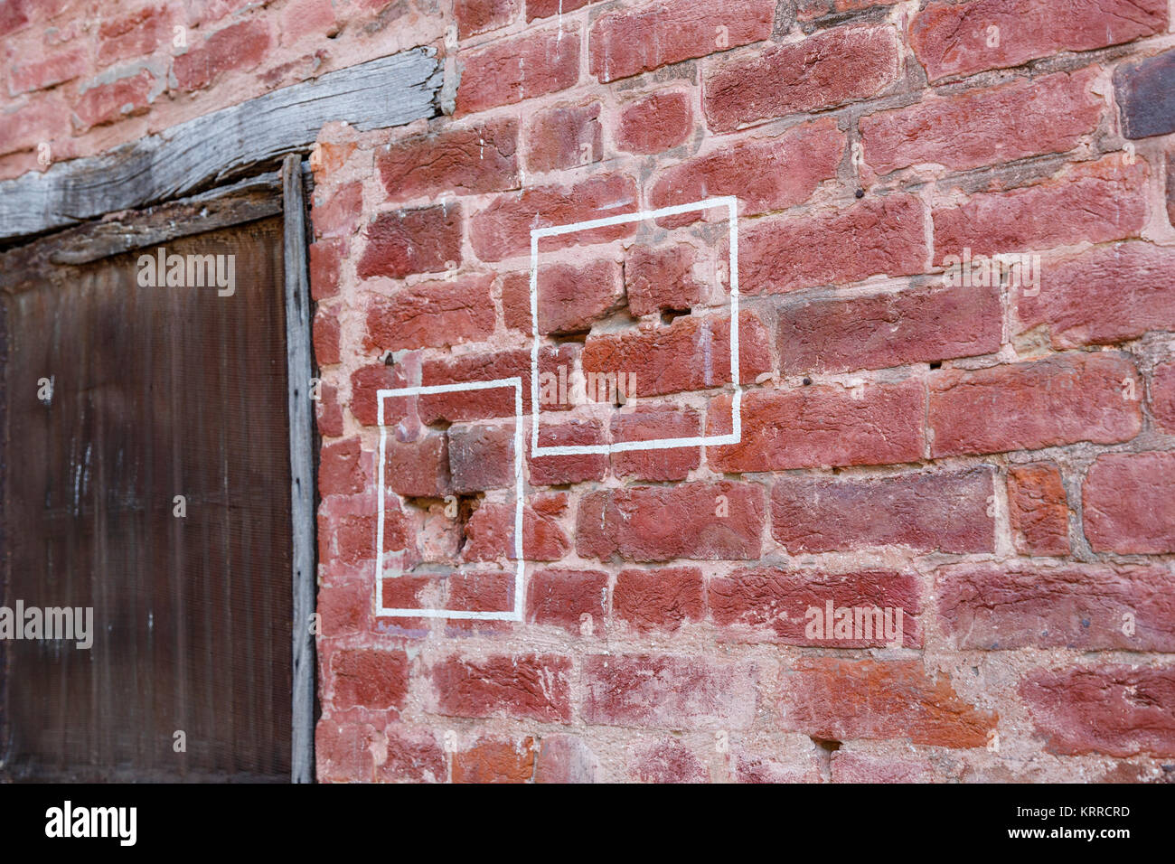 Bullet marks in a brick wall, Jallianwala Bagh, a public garden in ...
