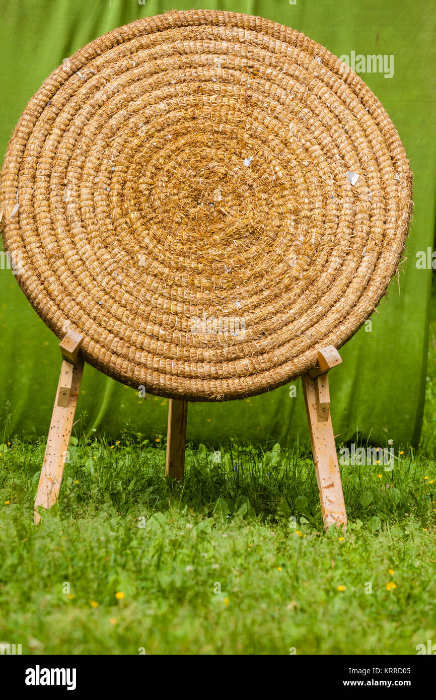 Sport competitions equipment concept. Old fashioned shooting target ...
