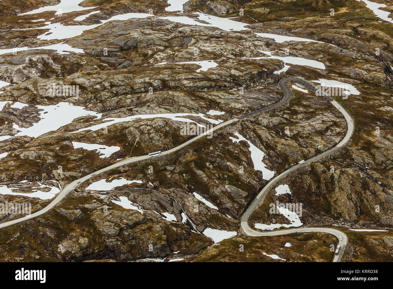 The Nibbevegen road up to Dalsnibba mountain, Norway Stock Photo - Alamy