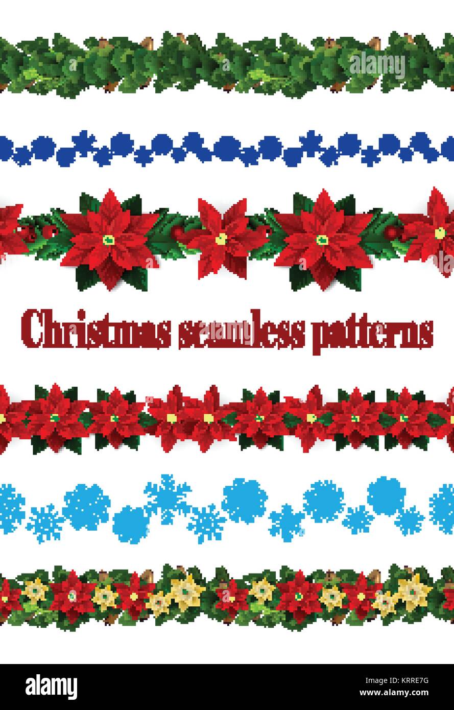 Winter Holiday Borders