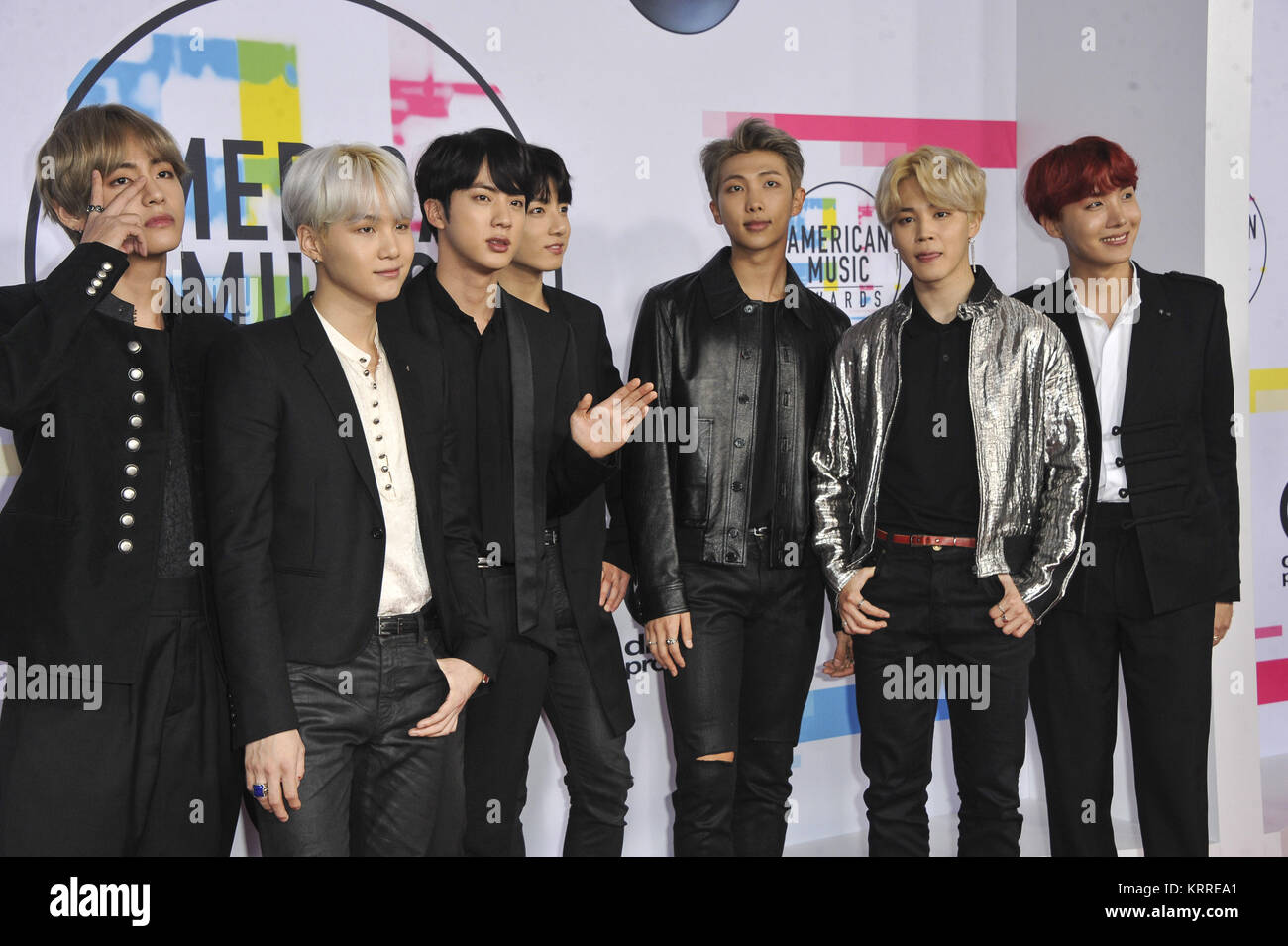 2017 American Music (AMA) Awards - Arrivals Featuring: BTS Where: Los ...