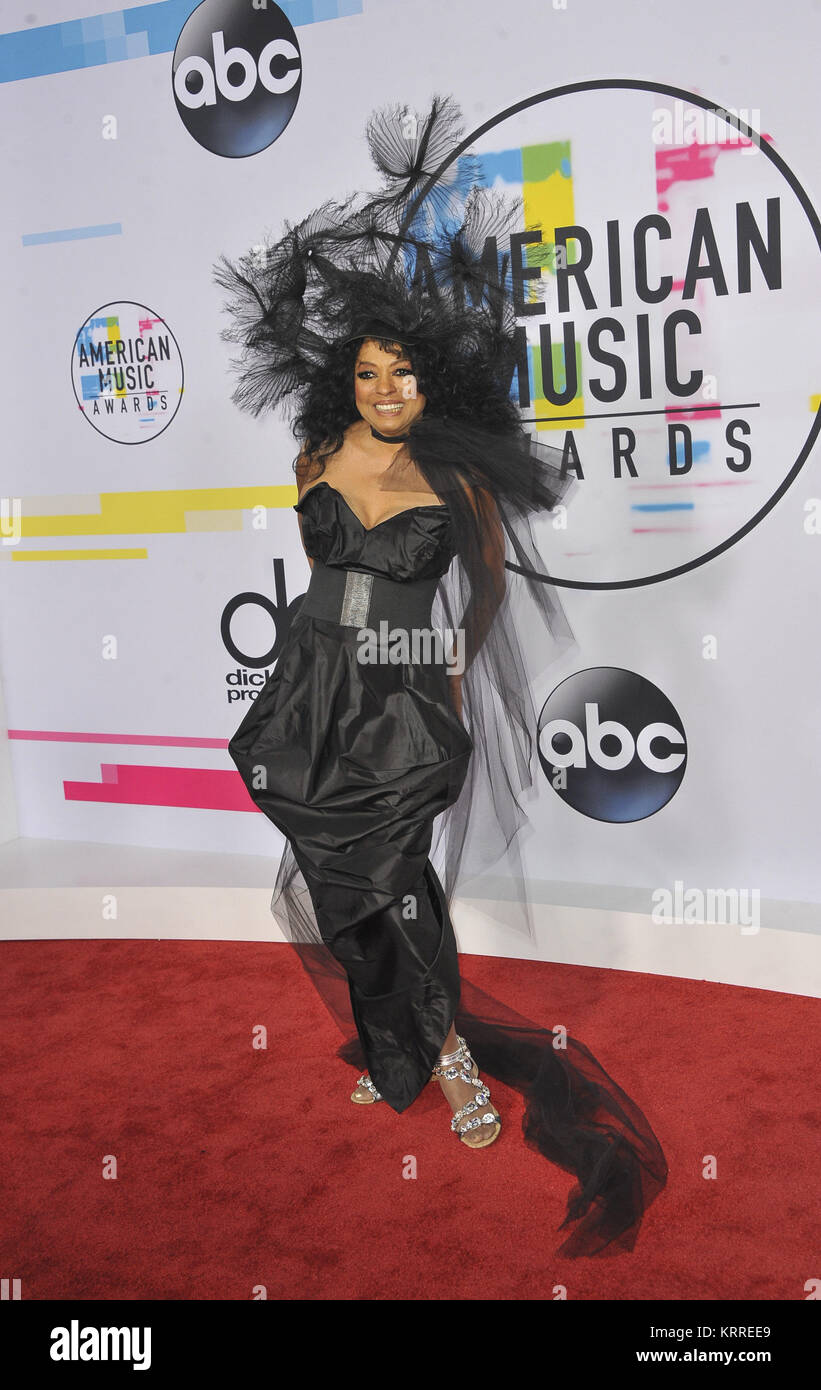 2017 American Music (AMA) Awards - Arrivals Featuring: Diana Ross Where ...