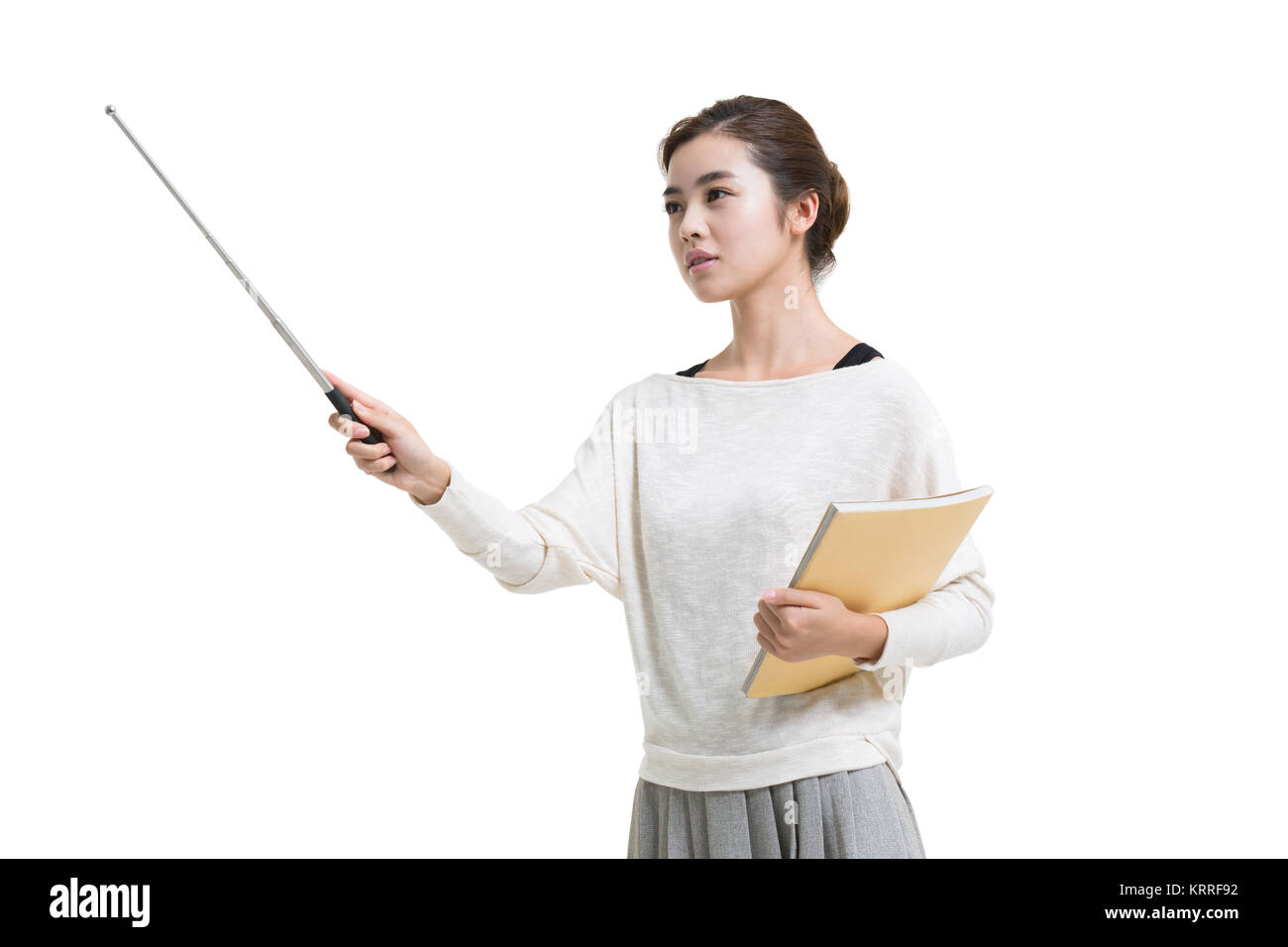Female teacher pointer hi-res stock photography and images - Alamy