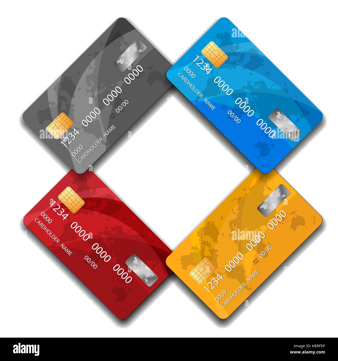 Card credit cards Stock Vector Images - Alamy