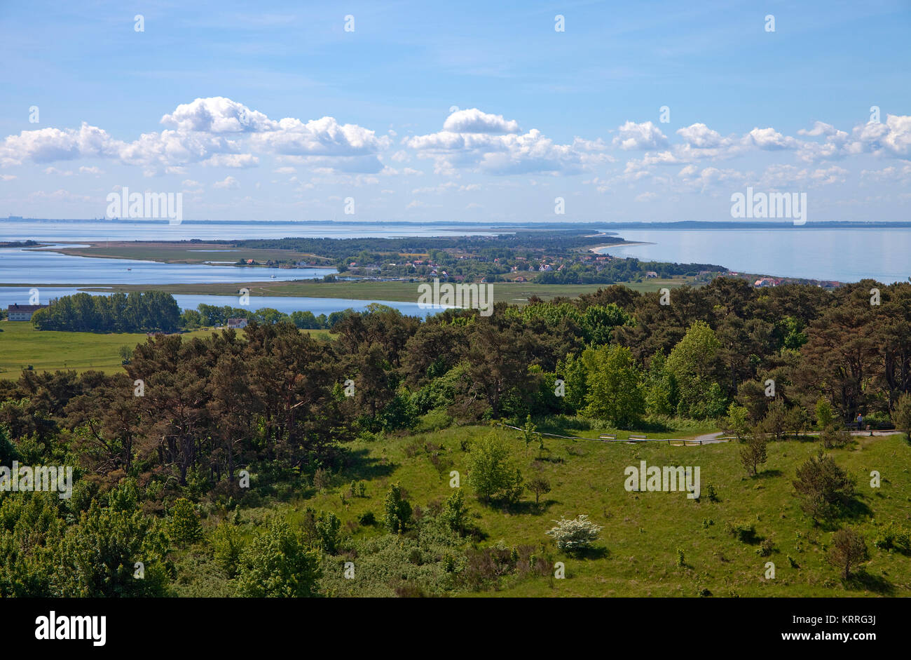 Landscape at the National park "Vorpommersche National park", Hiddensee ...