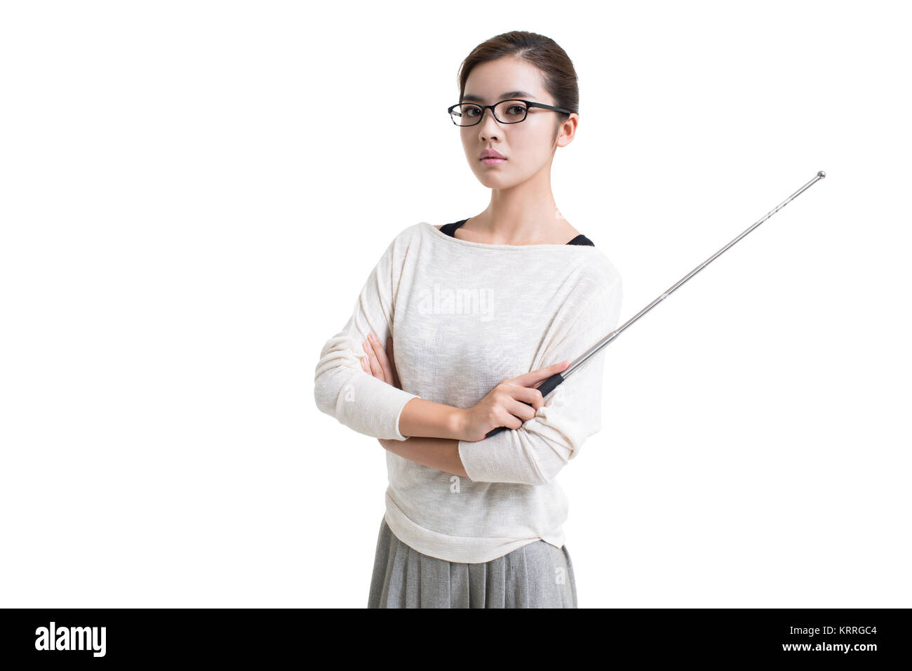 Serious teacher classroom hi-res stock photography and images - Alamy