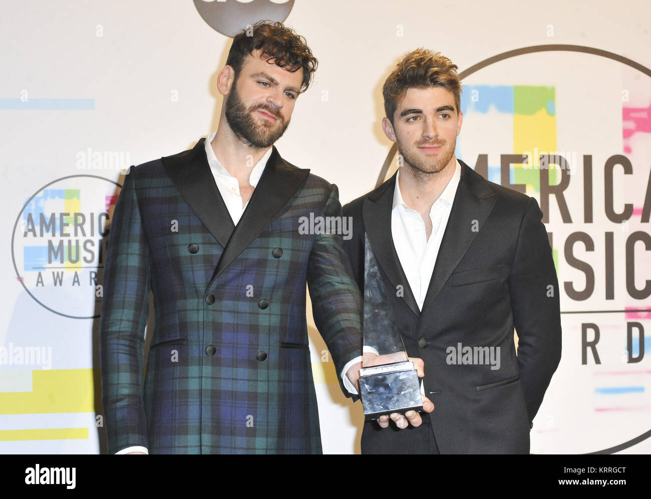 The 2017 American Music Awards pressroom Featuring: Alex Pall, Andrew ...