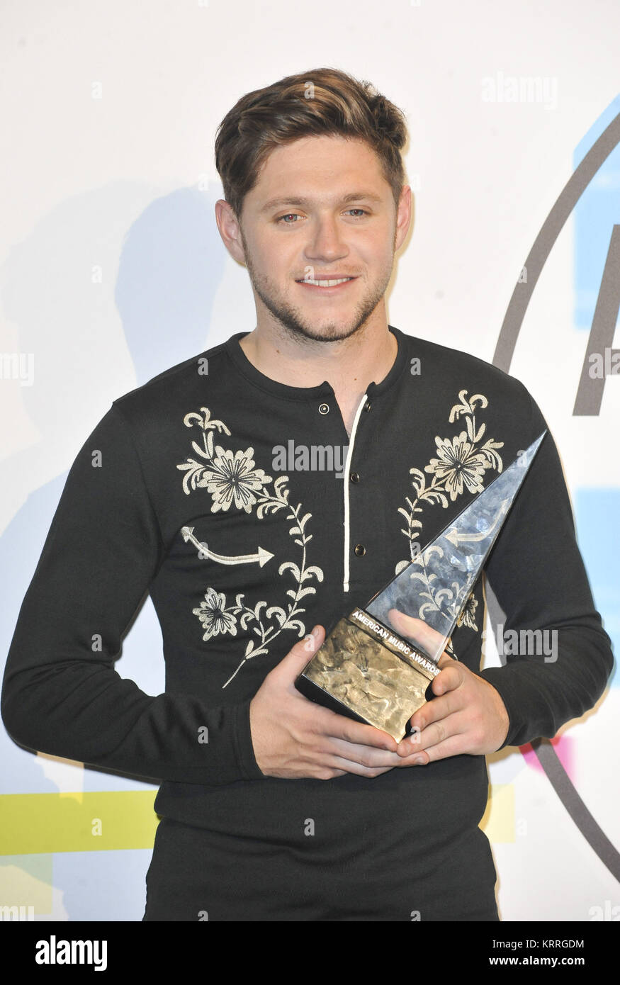The 2017 American Music Awards pressroom Featuring: Niall Horan Where ...