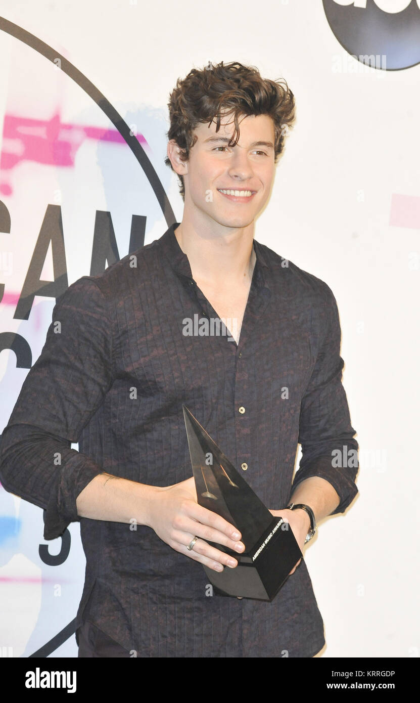 The 2017 American Music Awards pressroom Featuring: Shawn Mendes Where ...